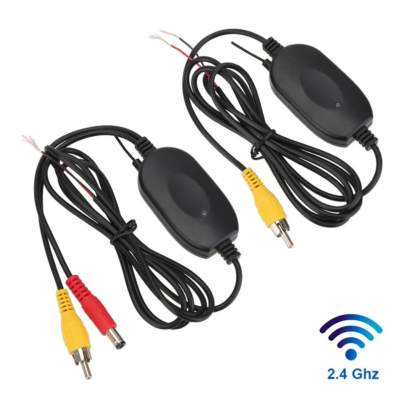 2.4G Wireless Video Transmitter Receiver Kit For Car Rear View Camera ...