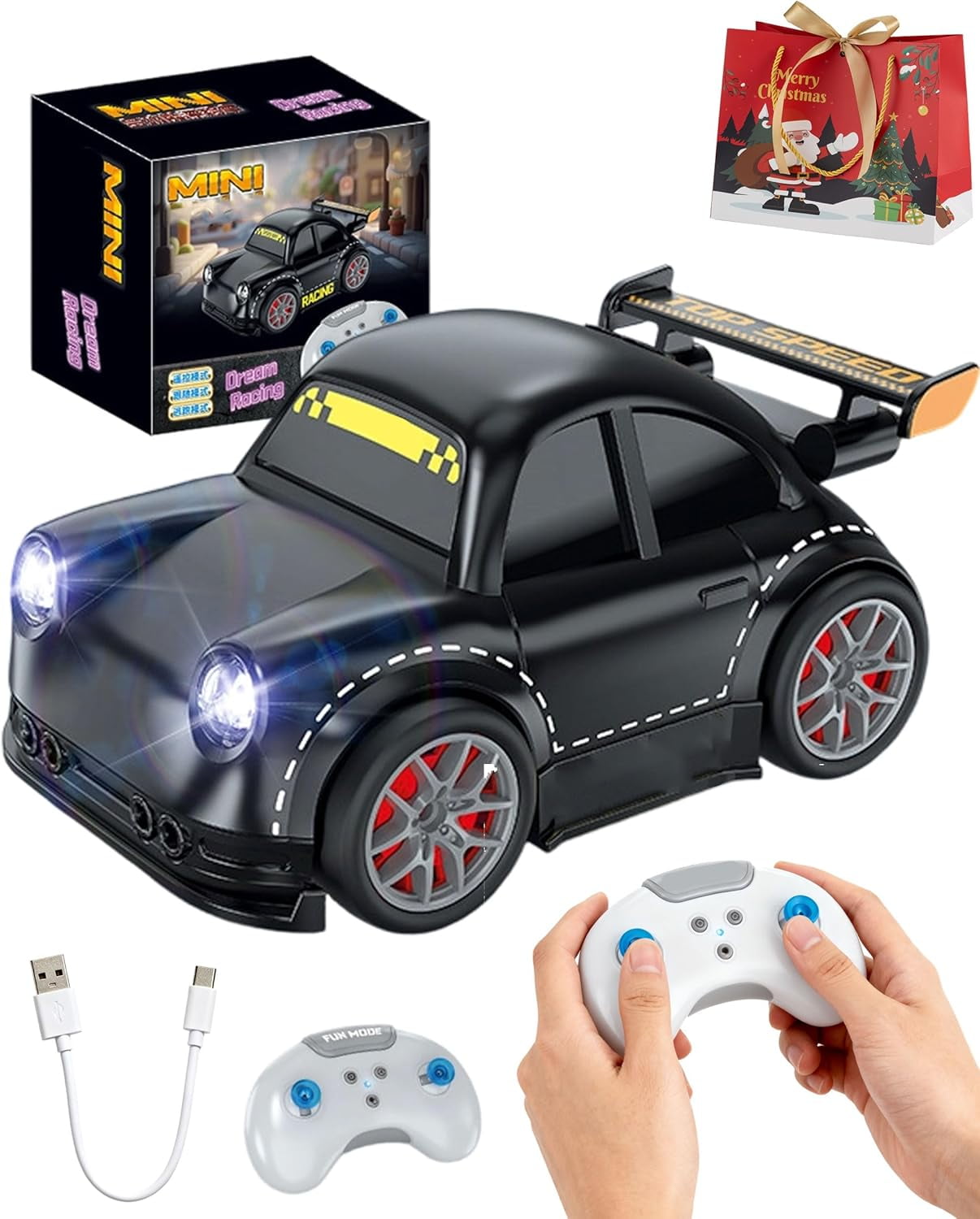 2.4GHZ Electric Remote & Induction Controlled Mini Drift Car with ...
