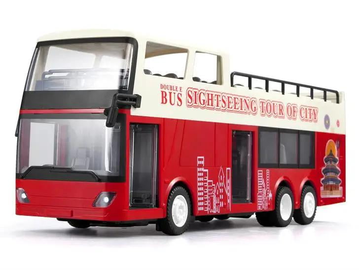 2.4GHZ Radio controlled car Rc Double-decker bus 1/20 Remote control ...