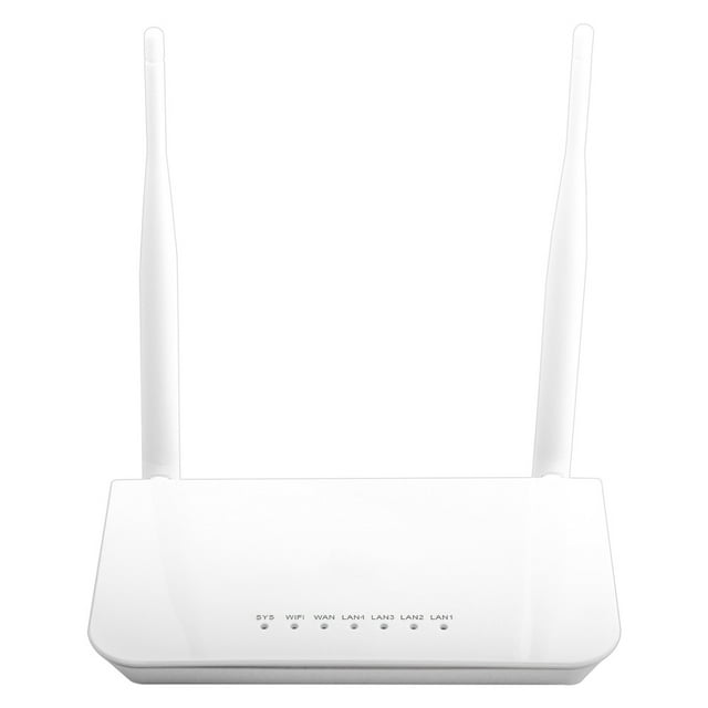 2.4GHz 300Mbps Wireless WiFi Router with Fixed Antenna 1 WAN + 4 LAN ...