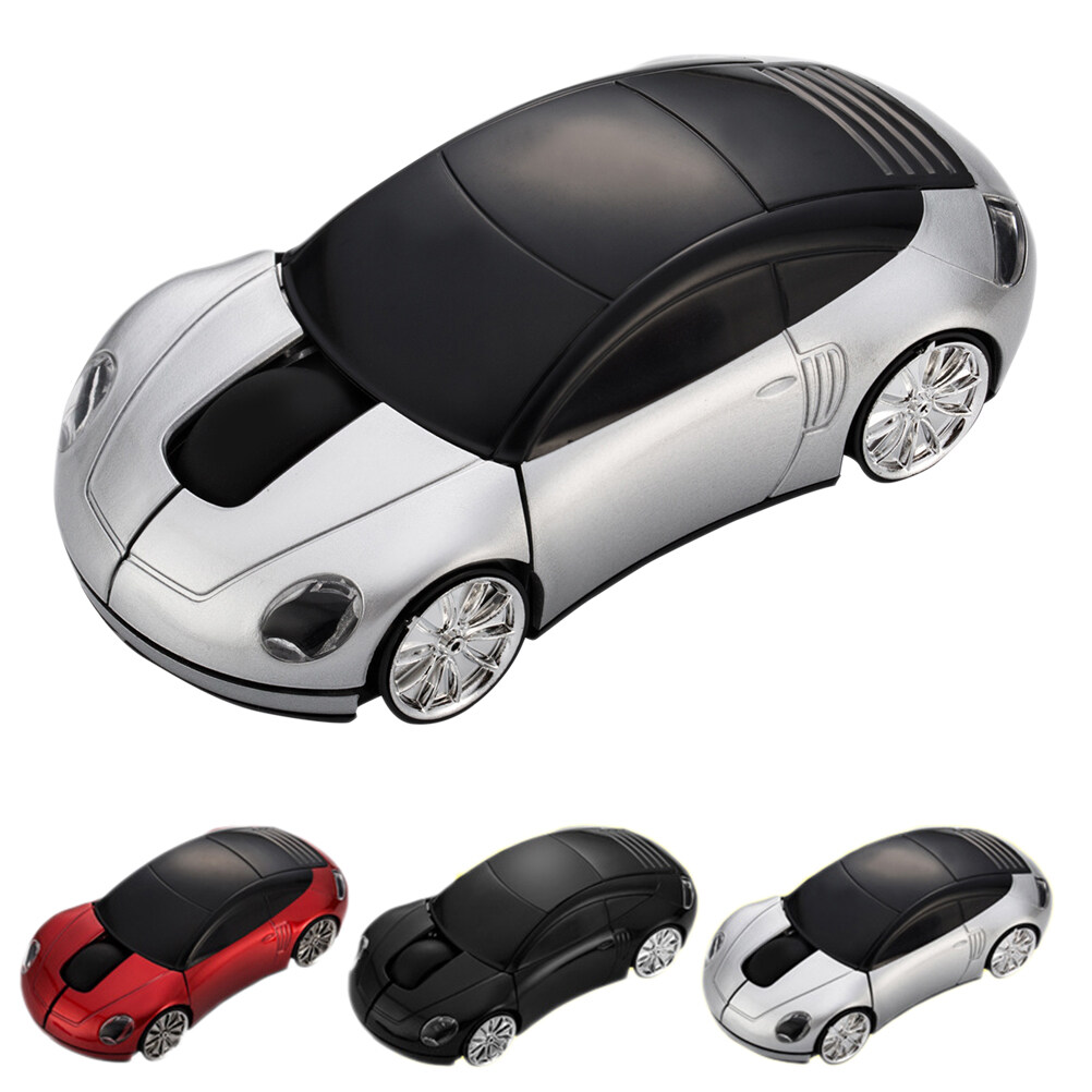 2.4GHz 3D Car Shape Wireless Optical Mouse USB Gaming Mouse without ...