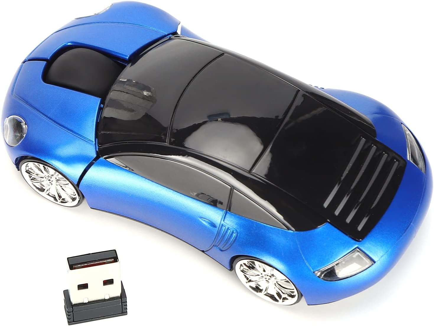 2.4GHz Car Mouse, 3D Sport Car Shape Ergonomic Optical Mice with USB ...