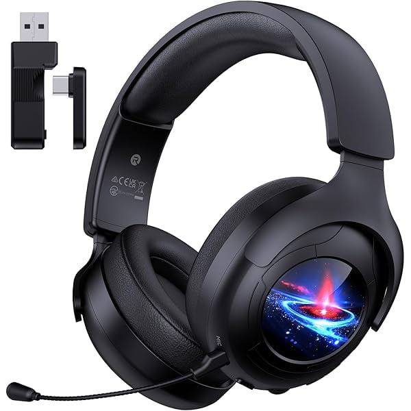 2.4GHz Gaming Headset Wireless for PS5, PS4, PC, Switch, Fortnite ...
