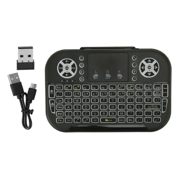 2.4GHz Mini Wireless Bluetooth Keyboard with Touchpad Backlit Portable ...