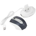 2.4GHz Rechargeable Wireless Optical Gaming Mouse w Charging Dock Stand ...
