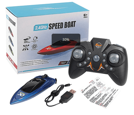 2.4GHz Remote Control Boat, 22+ MPH RC Jet Boats, for Adults Kids ...