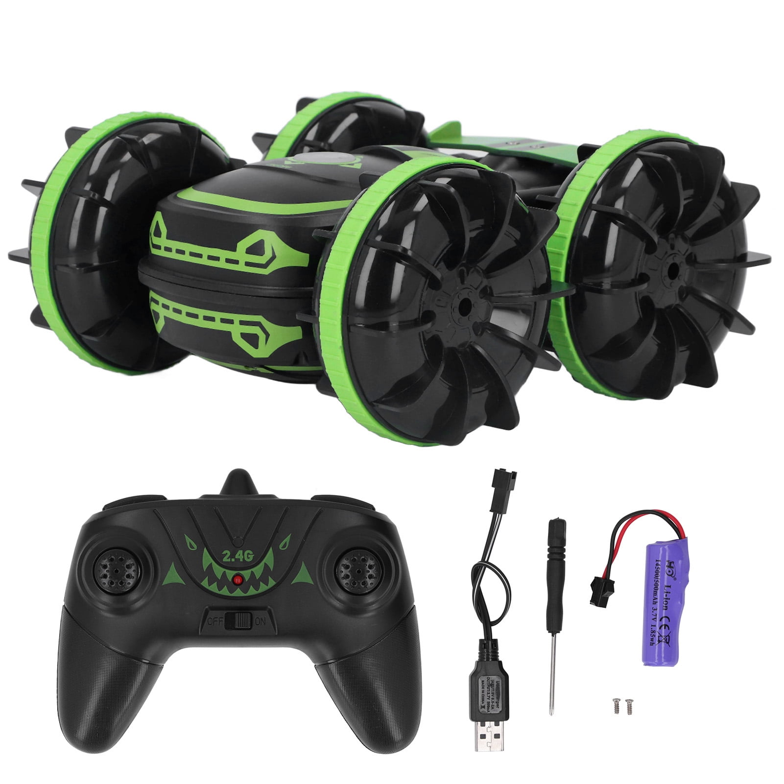 2.4GHz Remote Control Car 360 Degrees Rotating USB Rechargeable ...
