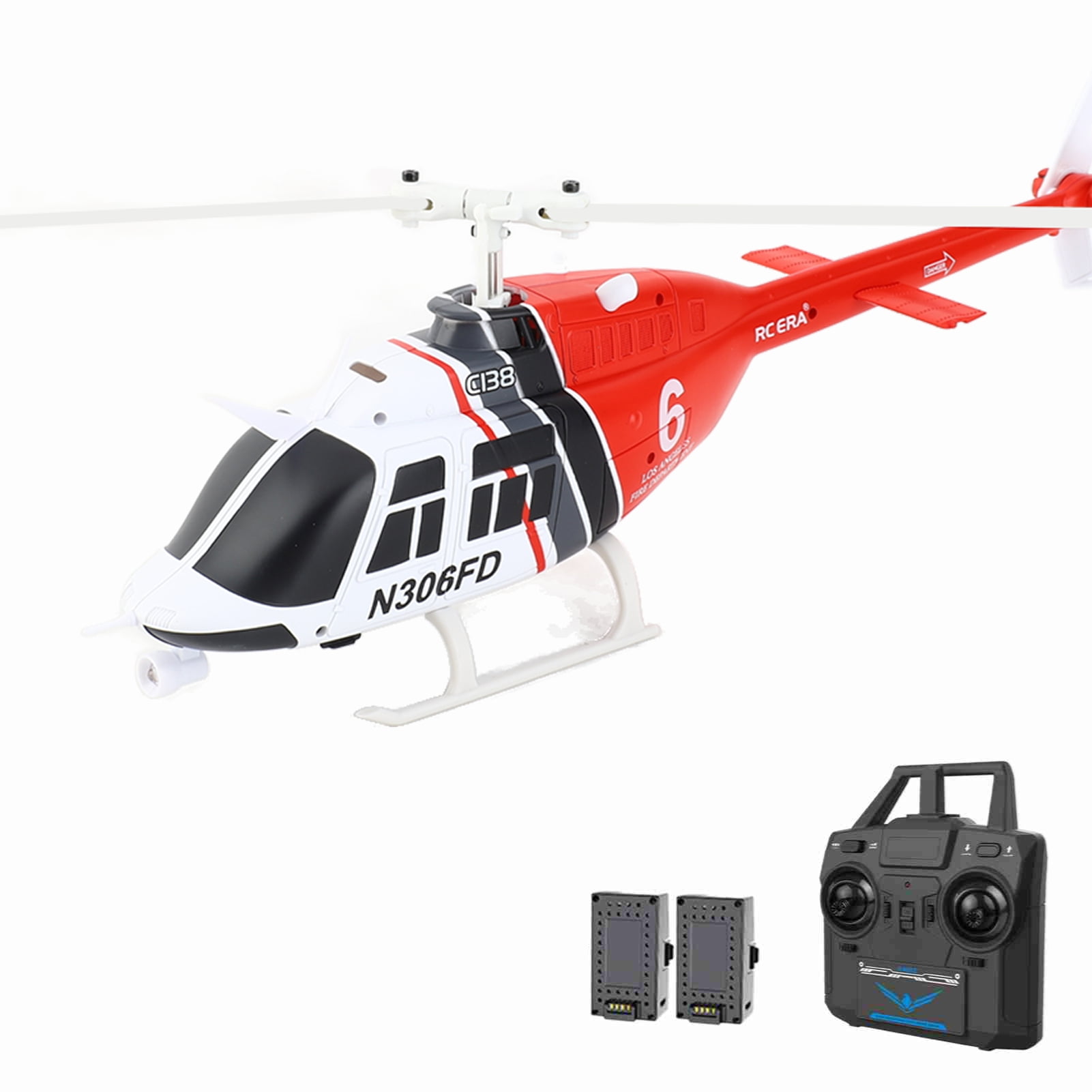 2.4GHz Remote Control Helicopter 4CH Single Propeller Helicopter With ...