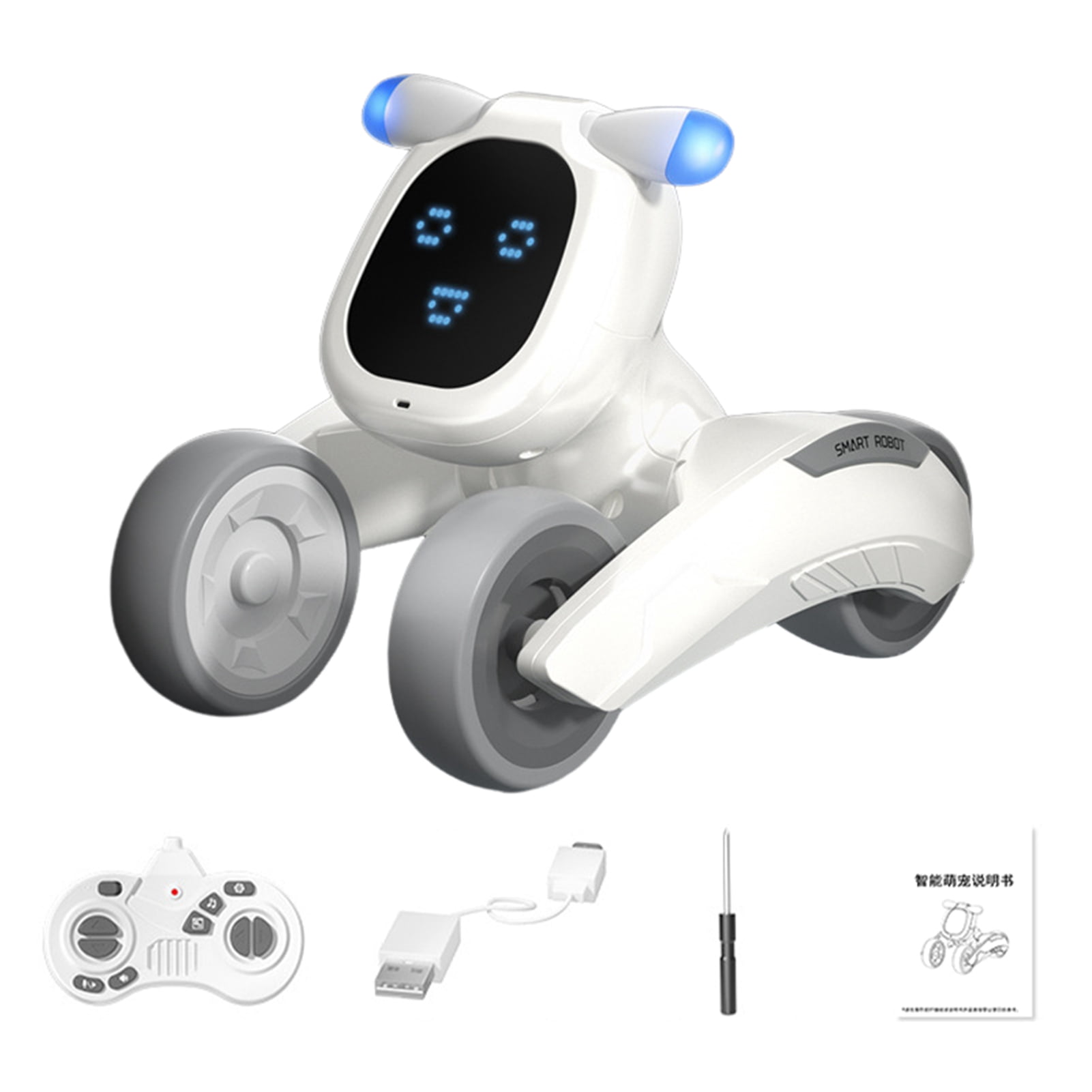 2.4GHz Remote Control Robot Puppy Voice Interactive Touch Sensing ...