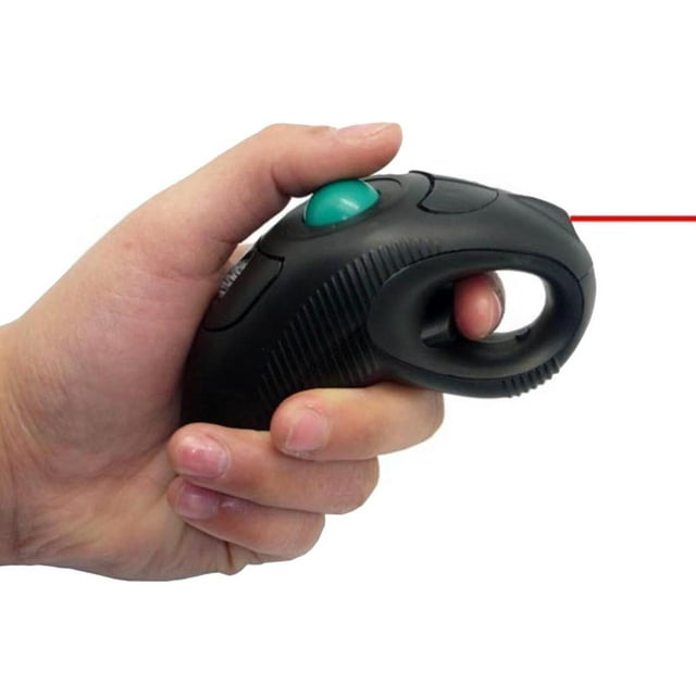2.4GHz Trackball Wireless Finger HandHeld USB Mouse, Ergonomic Handheld ...