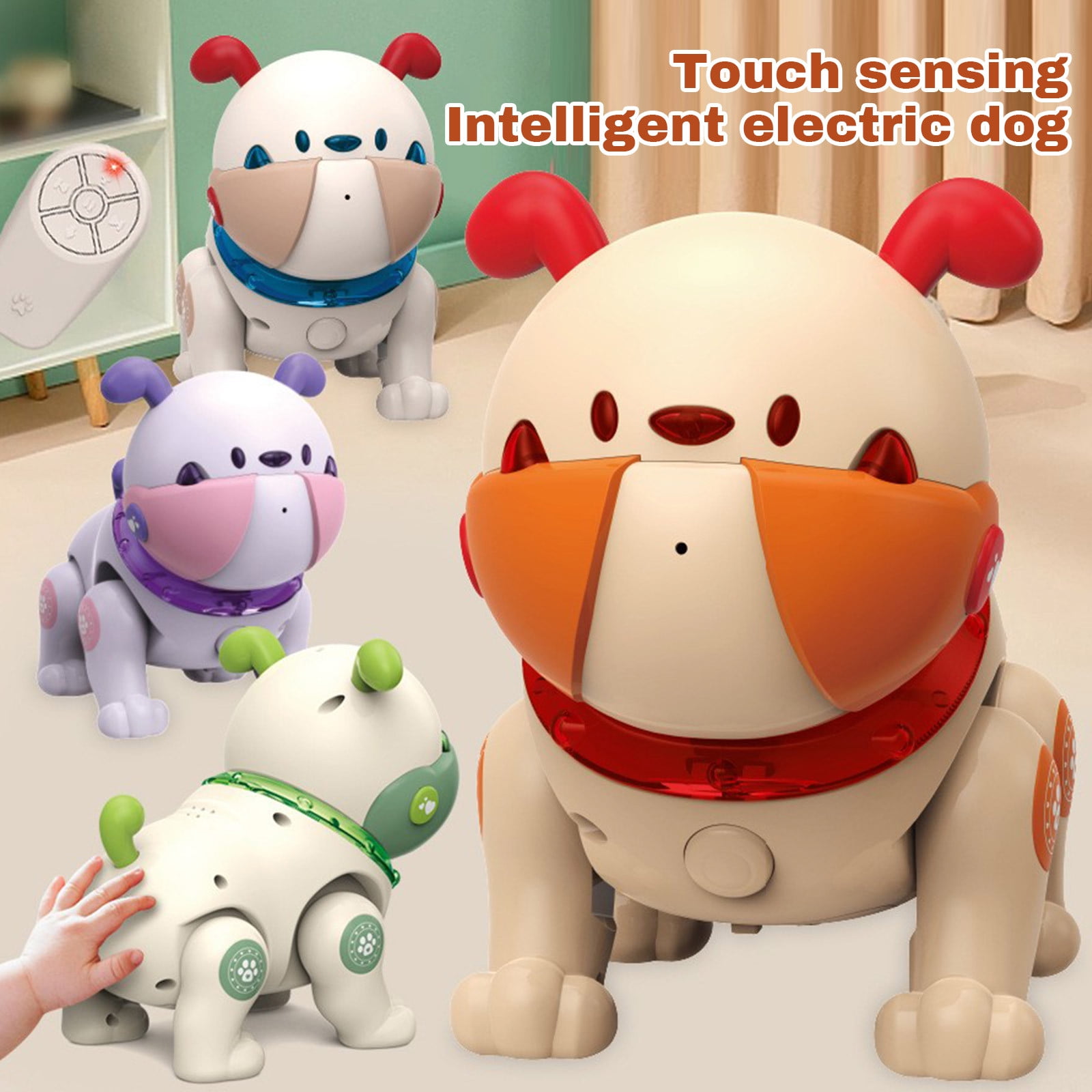 2.4GHz Transforming Robot Dog Toy, Remote Control Robotic Puppy with ...