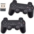 2.4GHz USB Twins Wireless game Controller Gamepad Joystick With WIN98 ...