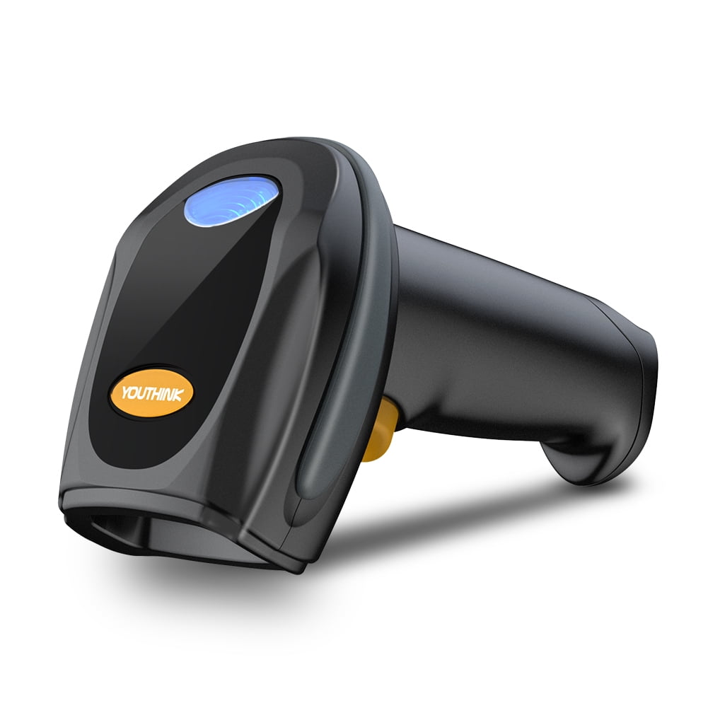 2.4GHz Wireless Barcode Scanner with USB Receiver, Hand Held Barcode ...