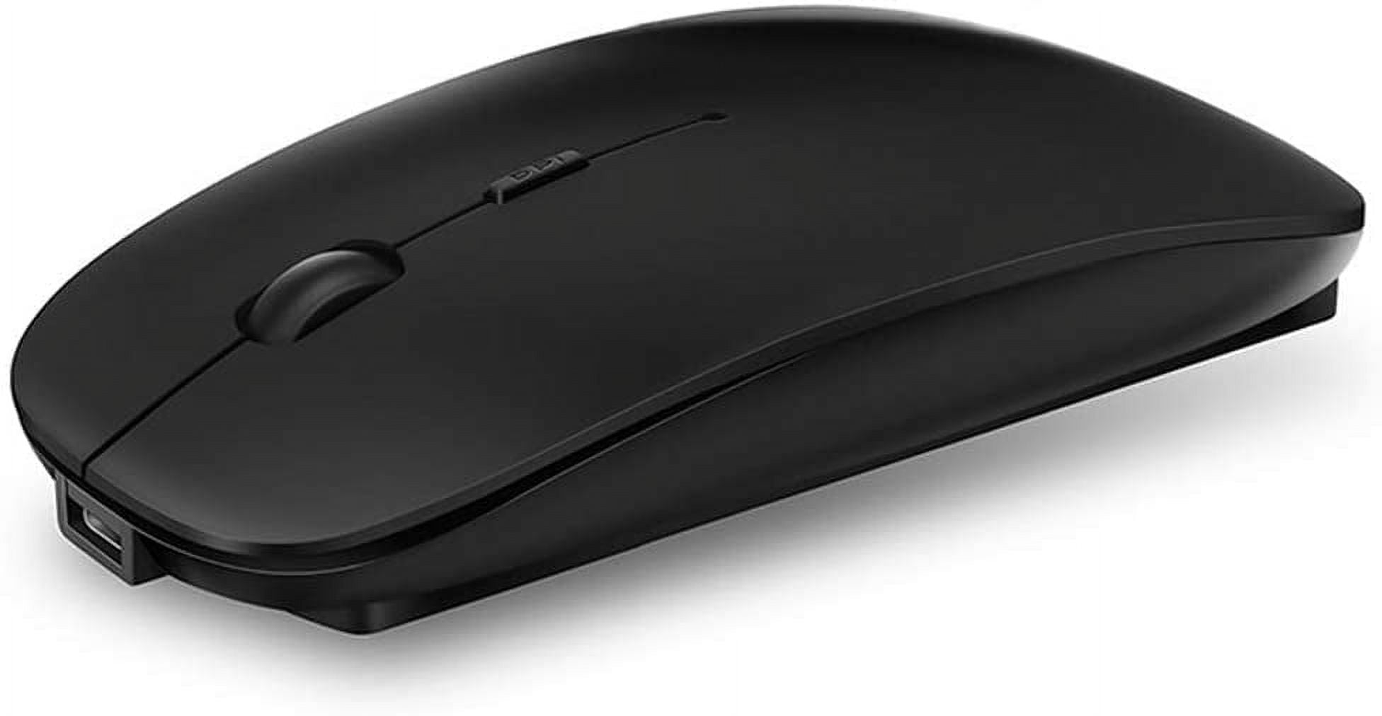 2.4GHz Wireless Bluetooth Mouse, Dual Mode Slim Rechargeable Silent USB ... 2.4GHz Wireless Bluetooth Mouse, Dual Mode Slim Rechargeable Silent USB ...