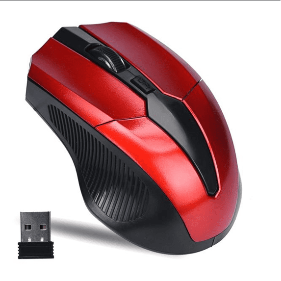 2.4GHz Wireless Cordless Optical Mouse Mice +USB Receiver for PC Laptop ...