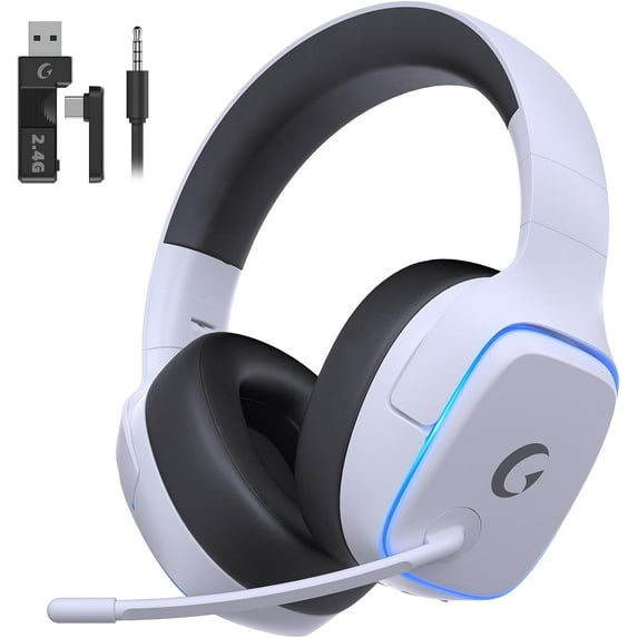 2.4GHz Wireless Gaming Headsets for PS5, PS4, PC, Switch - Bluetooth 5. ...