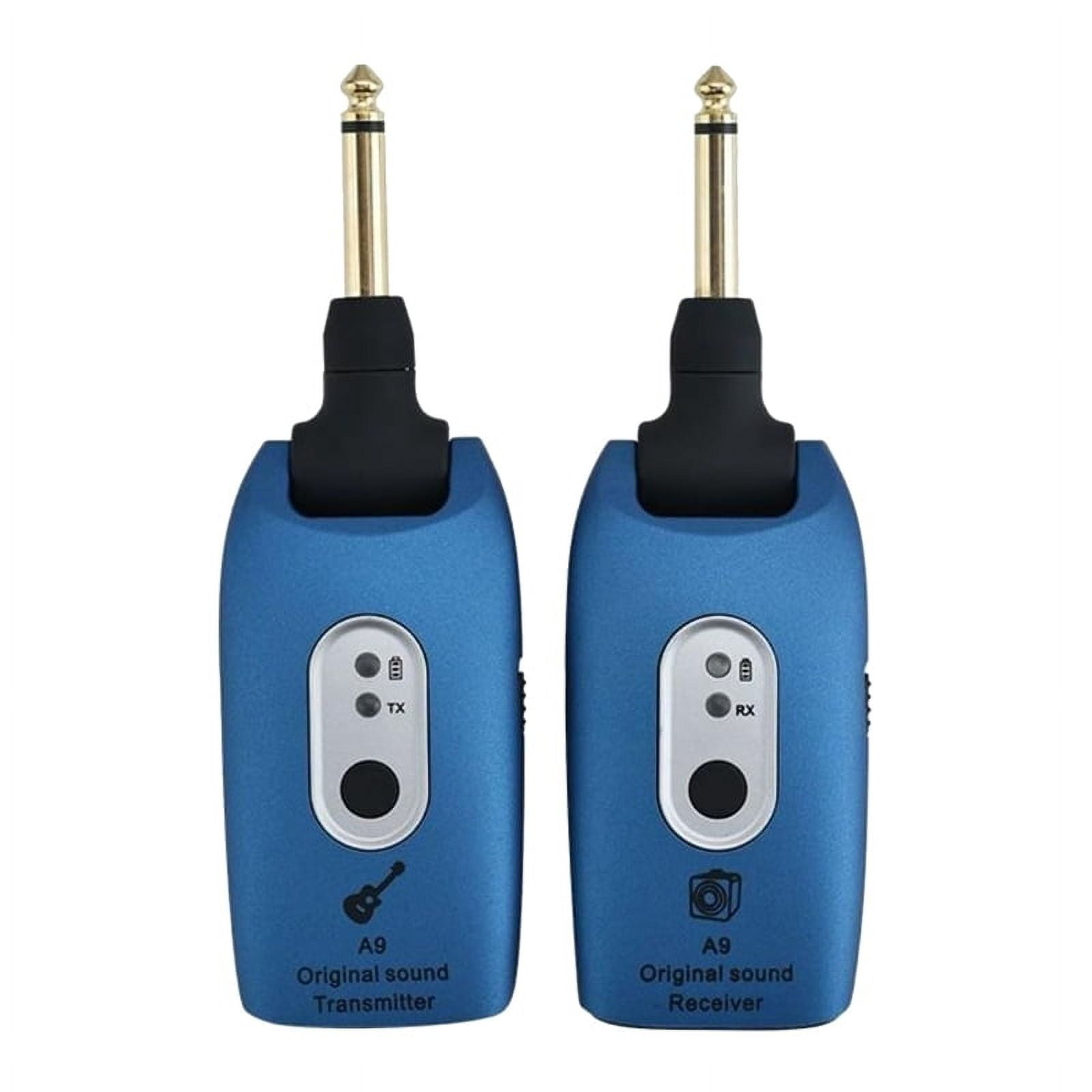 2.4GHz Wireless Guitar System Rechargeable Audio Wireless Transmitter ...