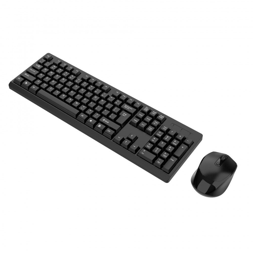2.4GHz Wireless Keyboard and Mouse Combo 3 DPI Adjustable Cordless Full ...