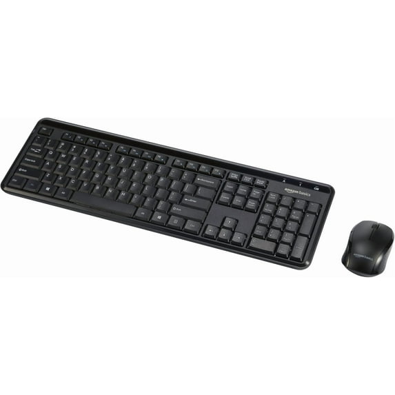 2.4GHz Wireless Keyboard and Mouse Combo, Quiet and Compact US Layout ...