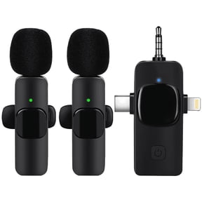 Wireless and Wired Mini Microphones for Recording and Streaming