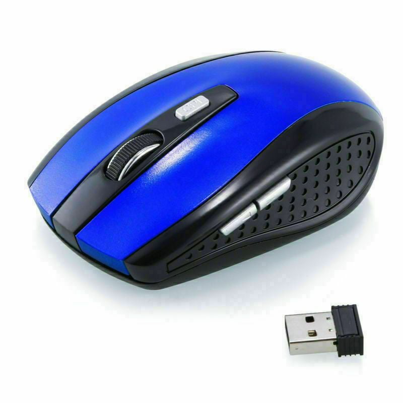 2.4GHz Wireless Optical Mouse Mice & USB Receiver For PC Laptop ...