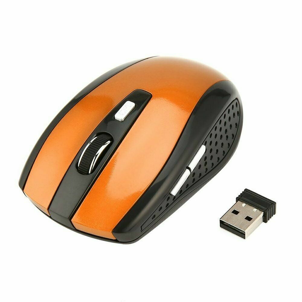 2.4GHz Wireless Optical Mouse Mice & USB Receiver For PC Laptop ...