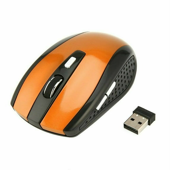 2.4GHz Wireless Optical Mouse Mice & USB Receiver For PC Laptop ...