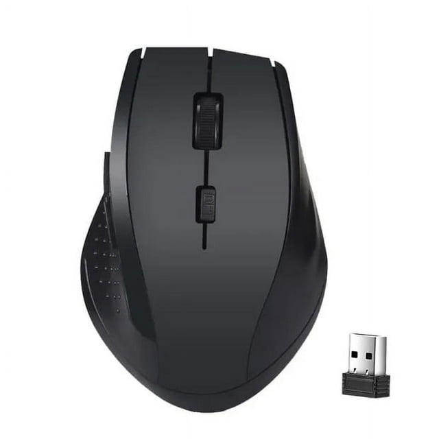 2.4GHz Wireless Optical Mouse for PC Gaming Laptops Game 6 Keys ...