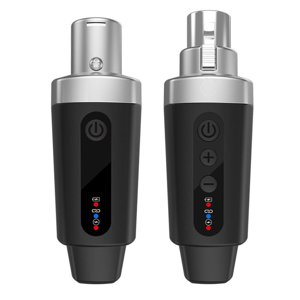 2.4GHz Wireless XLR Microphone Converter Transmitter Receiver Set for ...