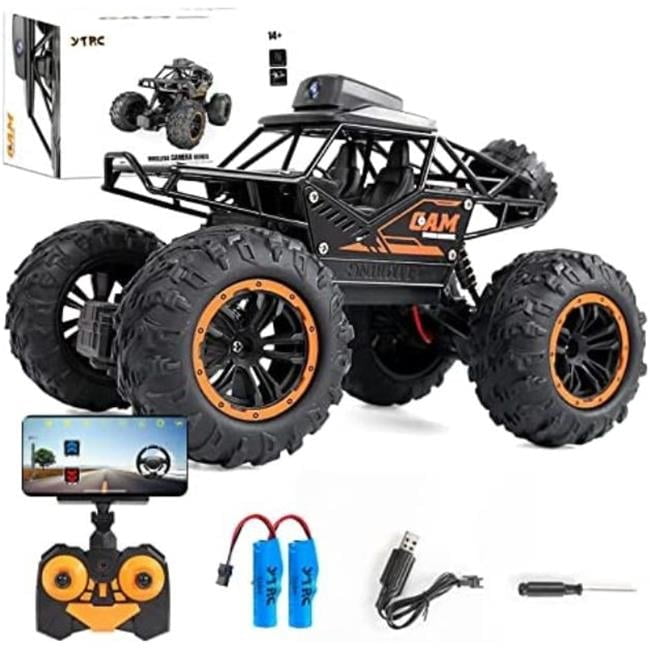 2.4Ghz 1 by 18 Scale Remote Control Car with Camera Wi-Fi 720P HD FPV ...