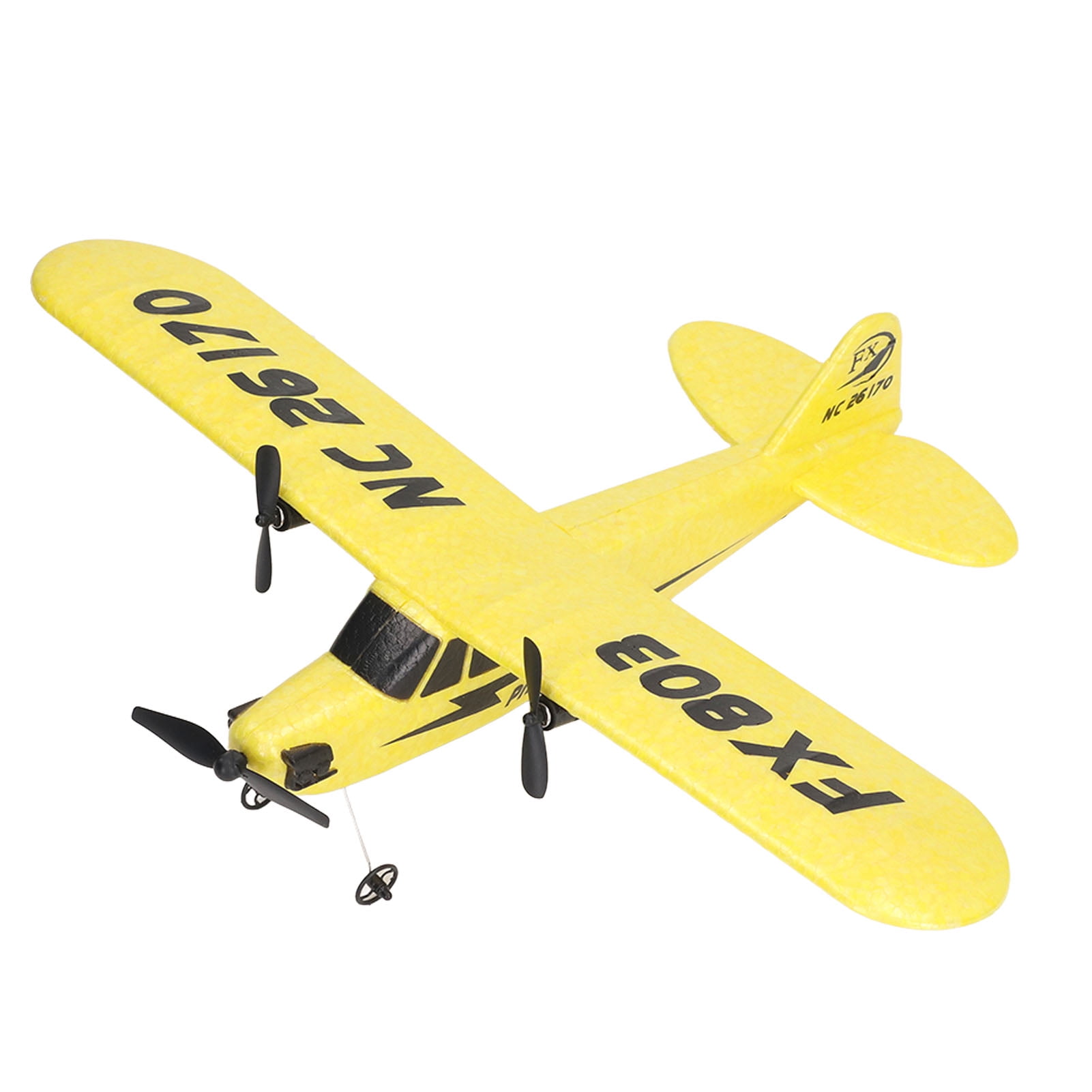 2.4Ghz 2 Channel RC Foam Airplane Glider Long Range Remote Control ...