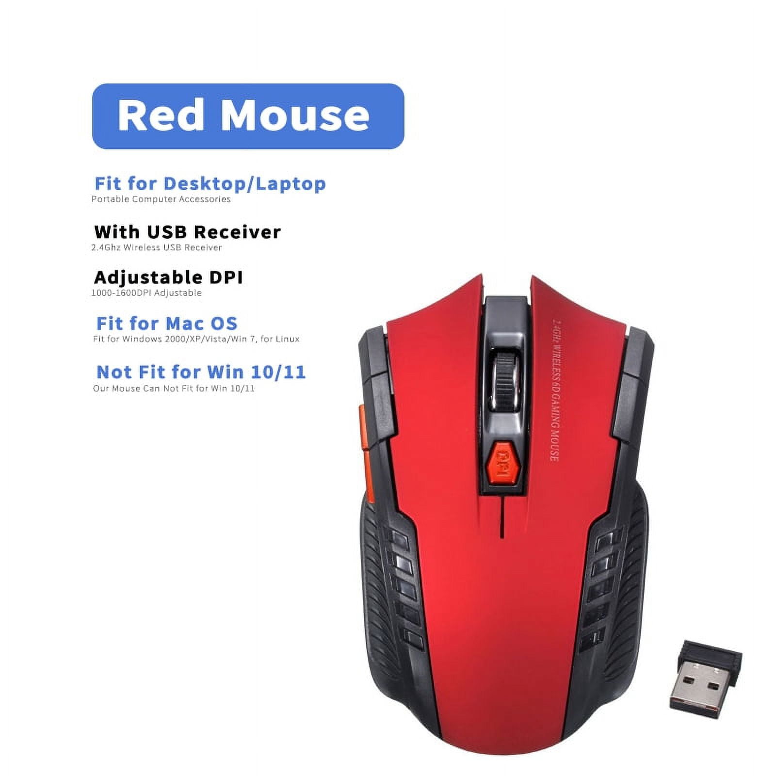 2.4Ghz Gaming Wireless Mouse for MacBook Air Pro 2018-2022 With USB ...
