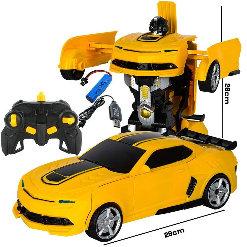 2.4Ghz Induction Transformation Robot Car 1:14 Deformation RC Car Toy ...