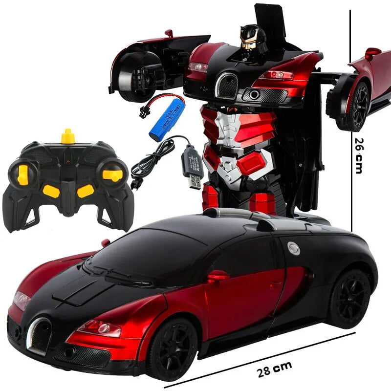 2.4Ghz Induction Transformation Robot Car 1:14 Deformation RC Car Toy ...
