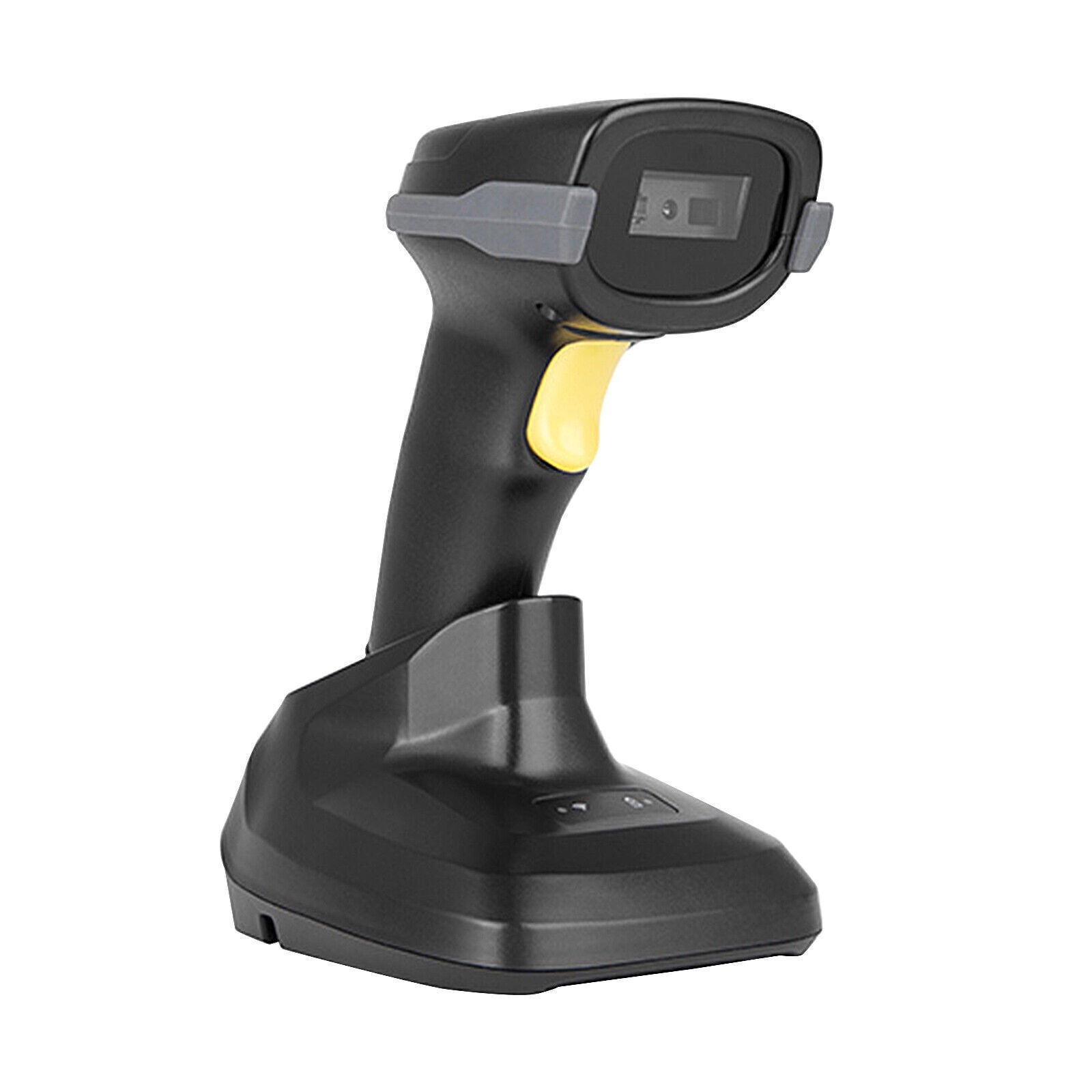 2.4Ghz Wireless Barcode Scanner USB Cordless 1D 2D Laser Barcode Reader ...