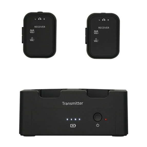 2.4Ghz Wireless Earphone Monitor System Rechargeable Transmitter 2 ...