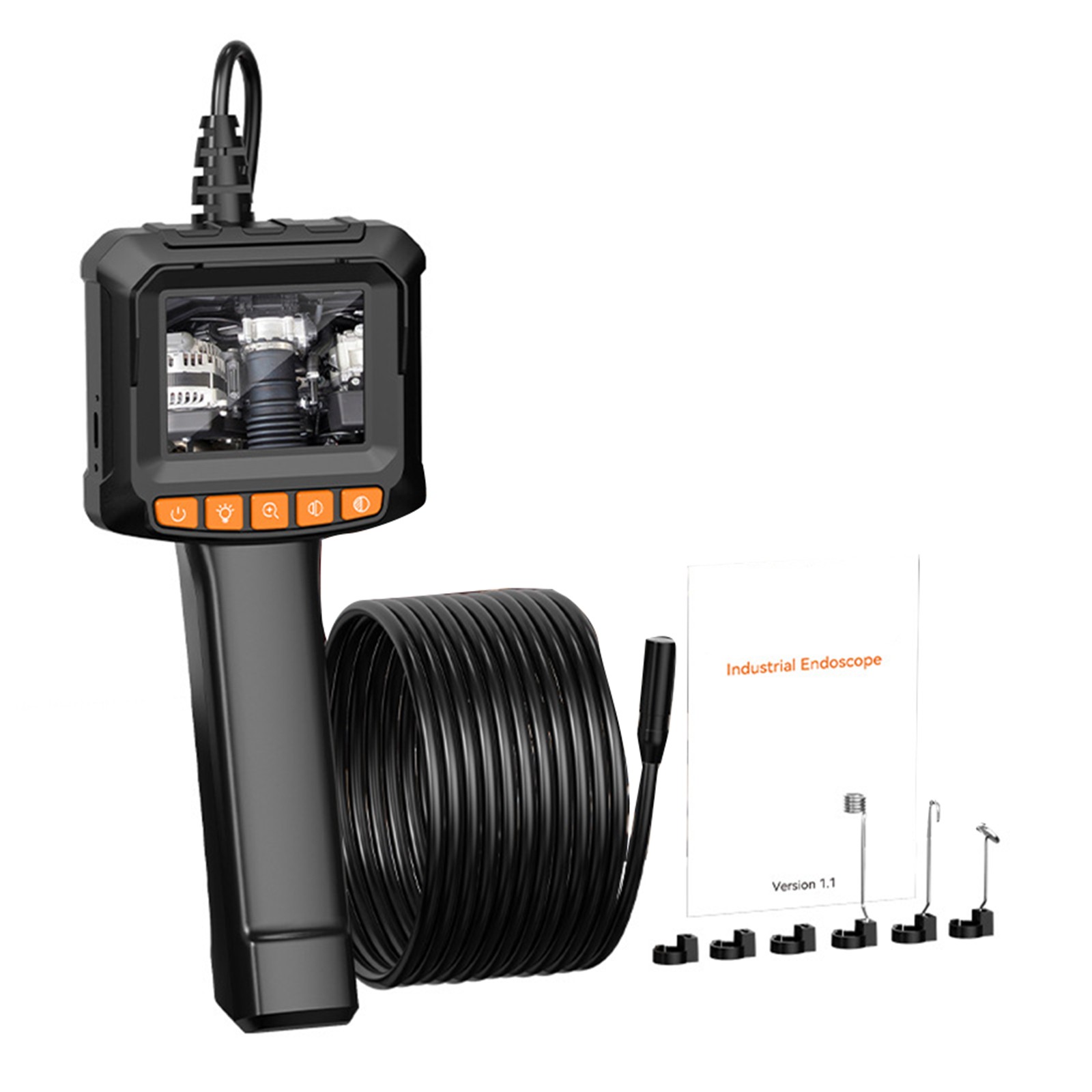 2.4Inch Handheld Industrial Endoscope Camera Single Lens Sewer ...