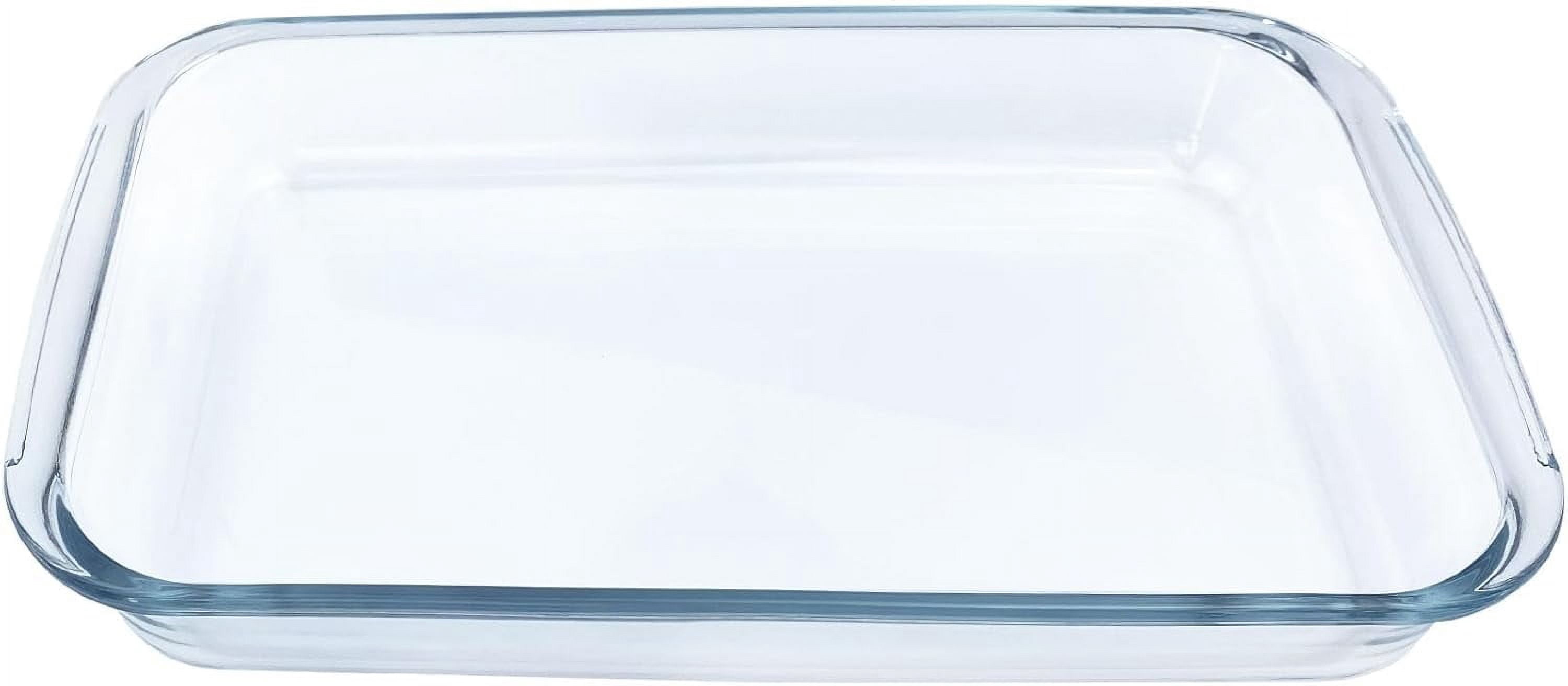 2.4L Glass Baking Dish for Oven, Borosilicate Glass Casserole Dish ...