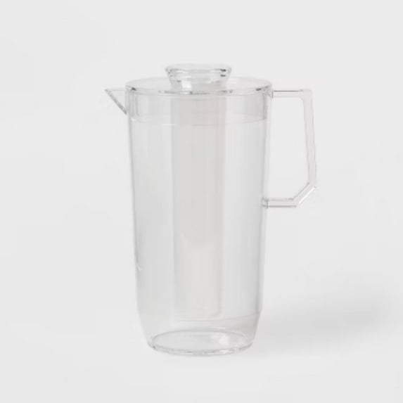 2.4L Plastic Pitcher Clear Drink Server, Dishwasher-Safe, Cold ...