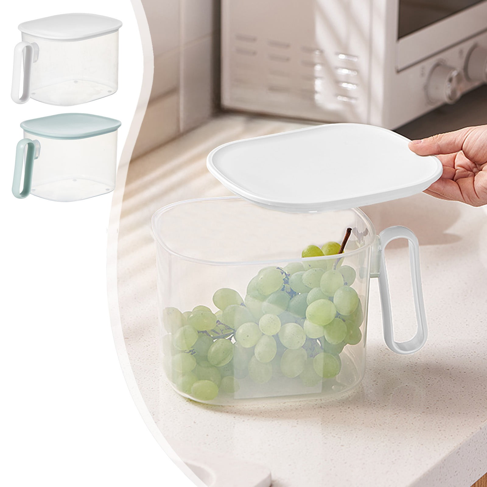 2.4L Refrigerator Storage Box | Food Grade Transparent Plastic ...