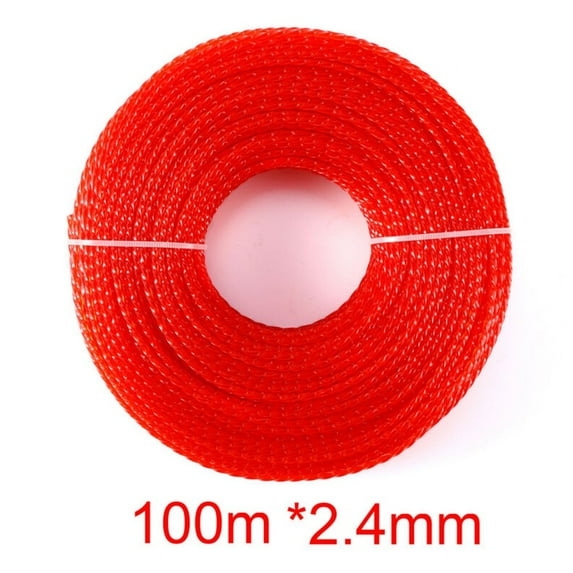 2 4Mm Nylon Line Wire For Brushcutter Trimmer Replacement 100M Length ...