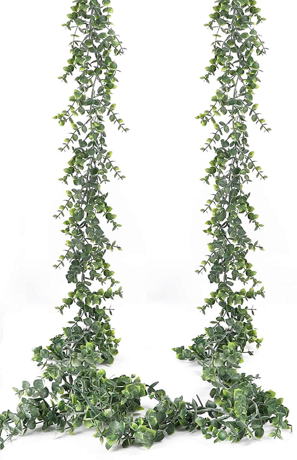 2/4PCS Artificial Eucalyptus Garlands Greenery Garland Fake Vines Faux ...