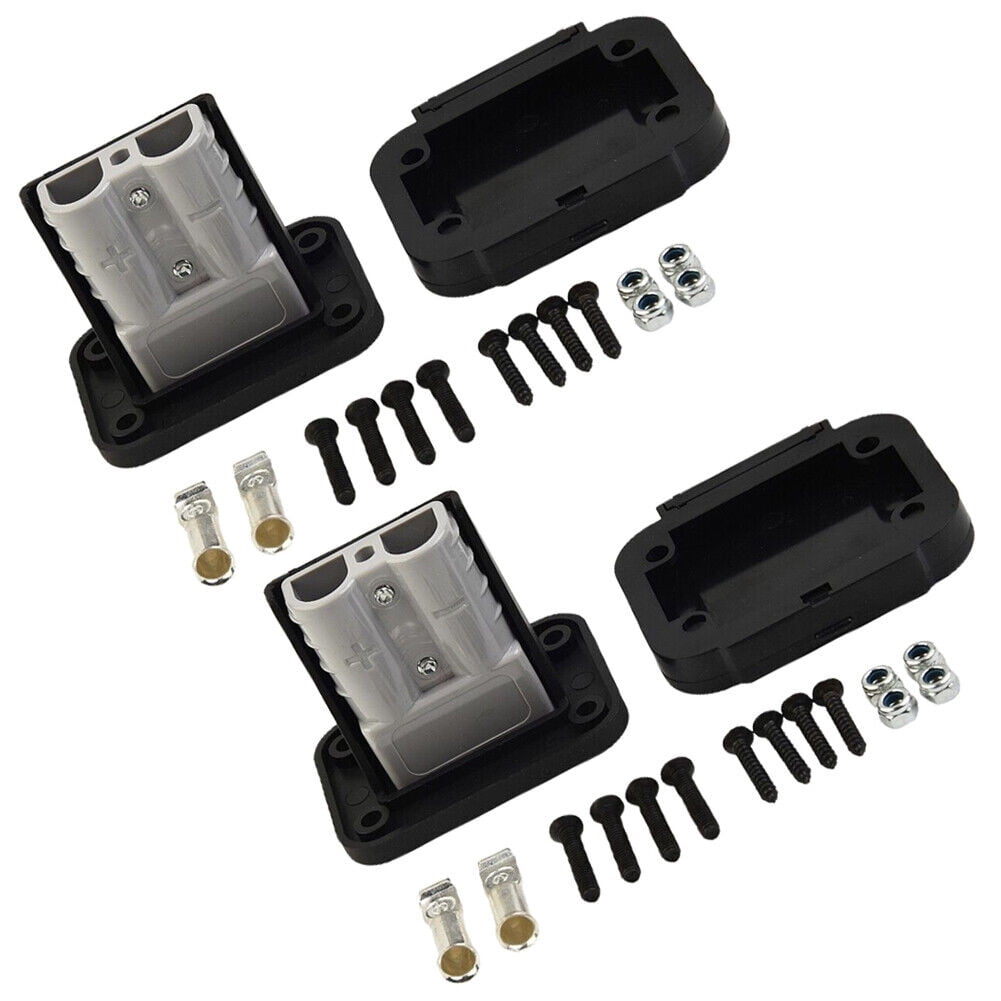 2/4PCS For Anderson Plug 50A Connector Flush Mount Bracket Panel Cover ...