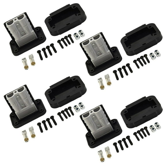 2/4PCS For Anderson Plug Connector Flush Mount Panel Bracket-50A With ...
