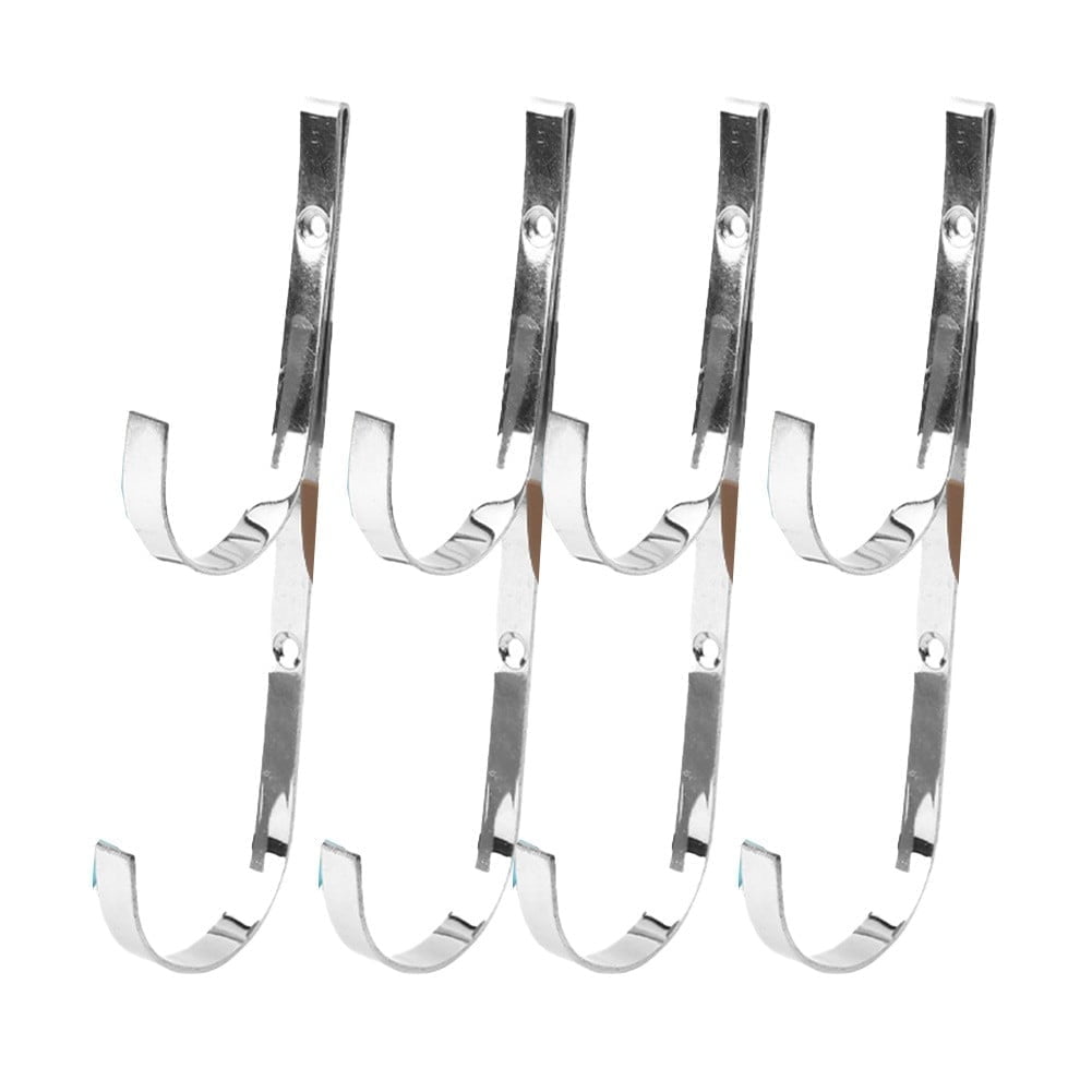 2/4PCS Pool Pole Hangers Swimming Pool & Spa Hanger Metal Storage Hooks ...