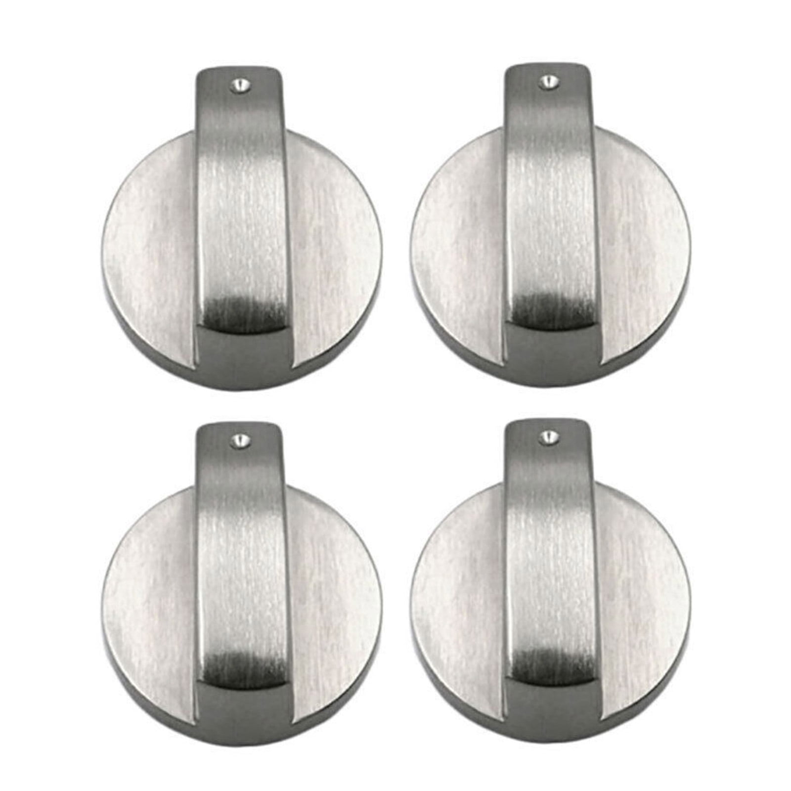 2/4Pcs Gas Stove Rotary Switches Aluminum Alloy Round Knob Burners Oven ...
