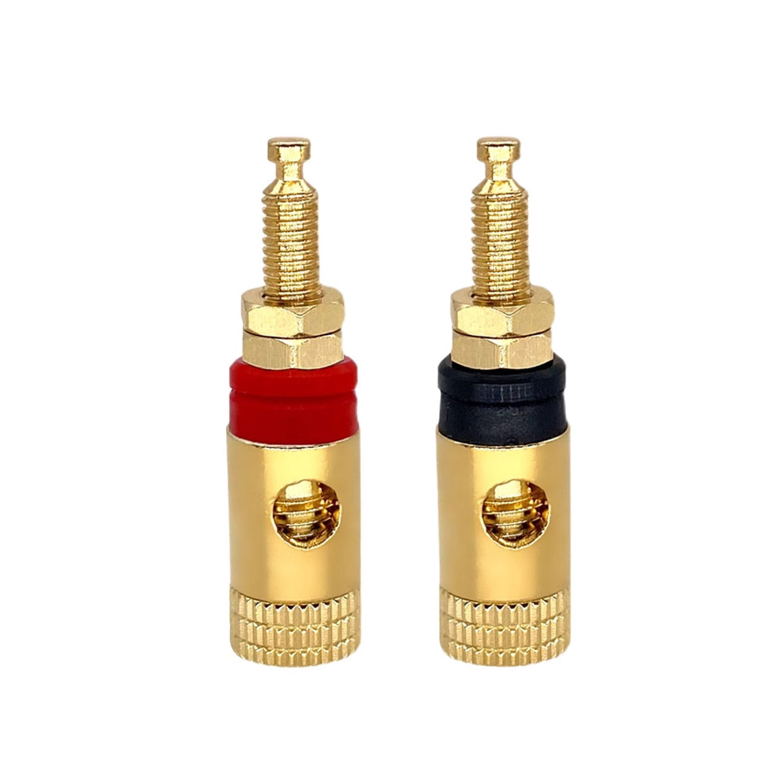 2/4Pcs HIFI Gold Plated Copper Speaker Binding Post Female Banana ...
