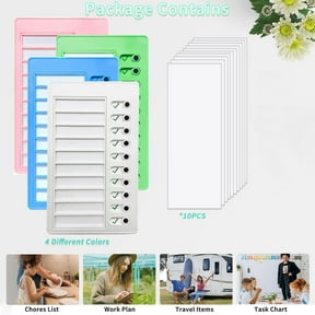 Jennakate Magnetic Mint Multiple Child Behavior Chore Chart- Daily ...