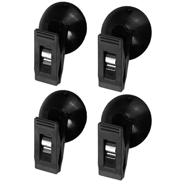 2/4Pcs Suction Cup Car Ticket Clips Universal Auto Interior Window ...