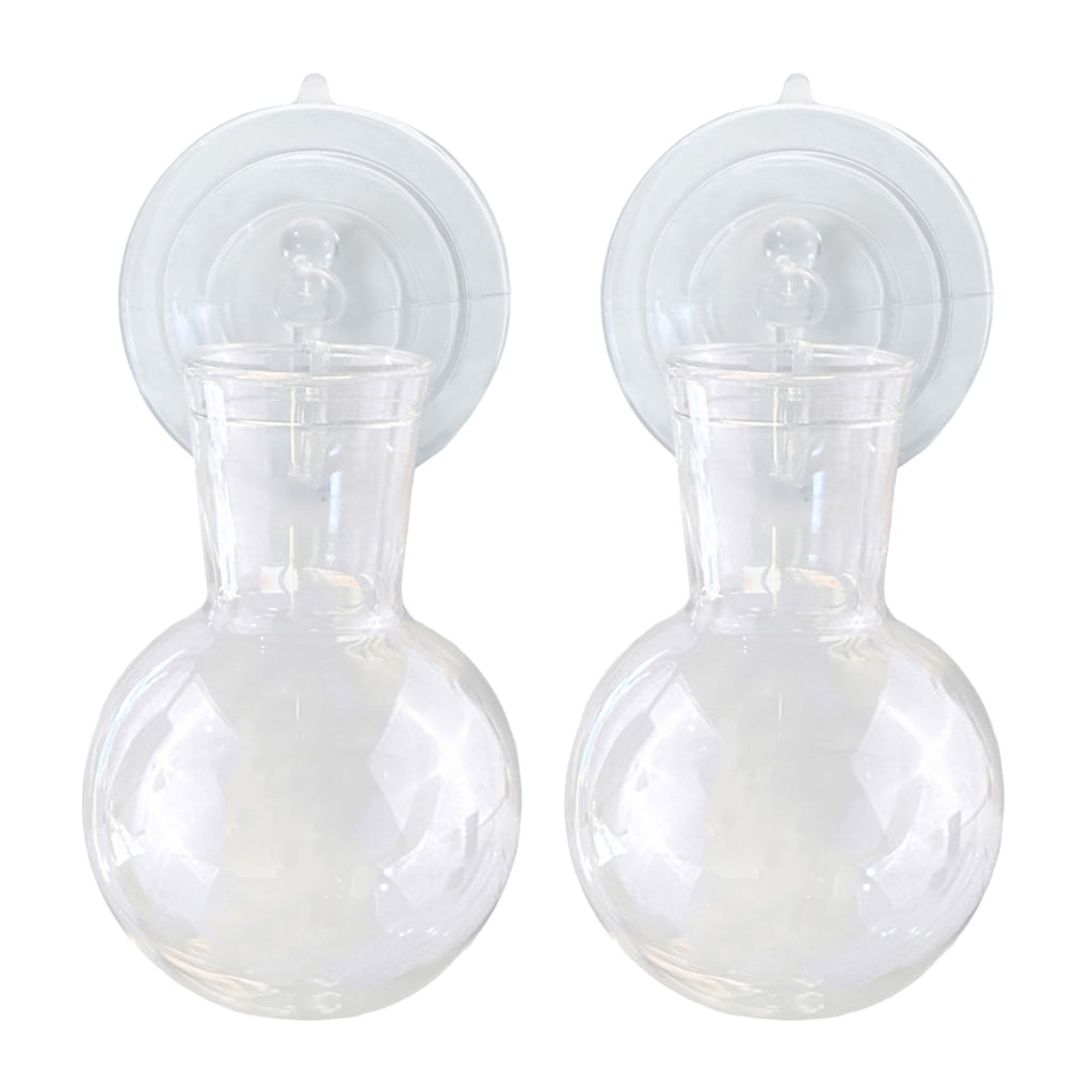 2/4Pieces Wall Mounted Acrylic Vases Hydroponic Plant Holders with ...